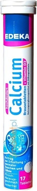 Edeka Calcium Effervescent tablets 17 pcs. 107g – Inventta.eu