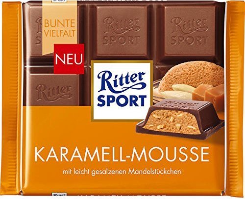 Ritter Sport Karamell-Mousse chocolate 100g – Inventta.eu