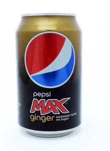Pepsi Max Ginger Can 330ml – Inventta.eu