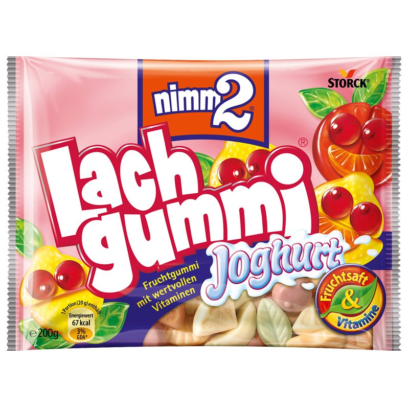 Nimm2 Lach Gummi Joghurt Jelly 200g – Inventta.eu