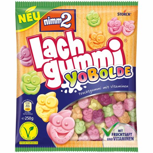 Nimm2 Lach Gummi YoBolde Vegetarian 250g – Inventta.eu