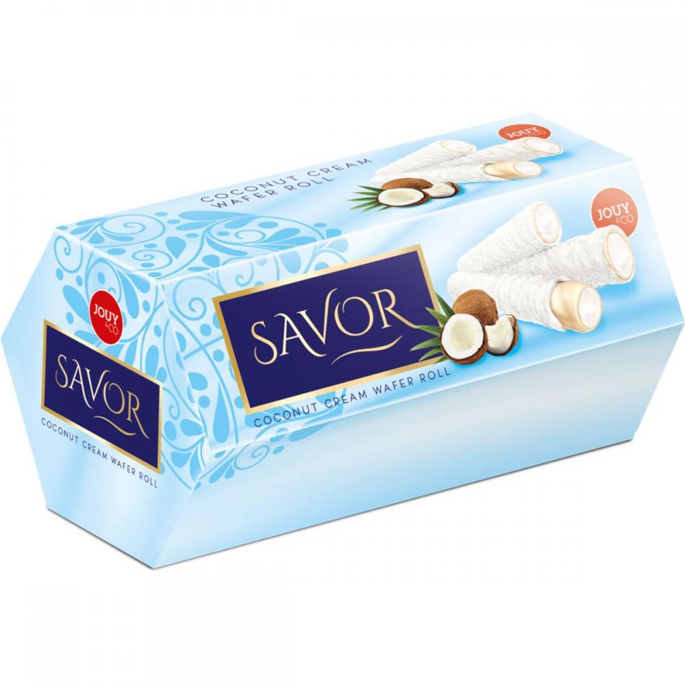 Jouy & Co Savor Coconut Wafer Roll 162g – Inventta.eu