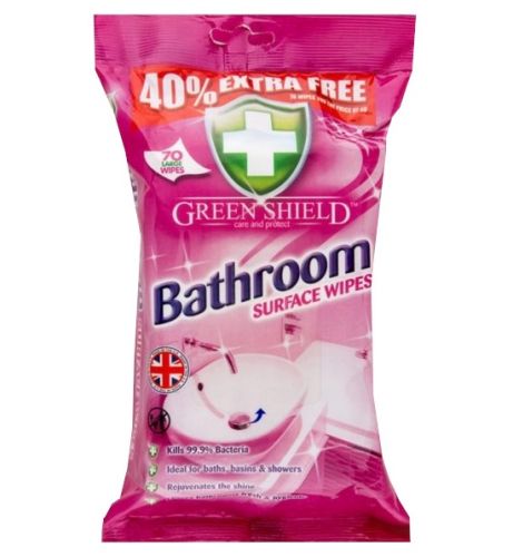 Green Shield Bathroom Wipes 70pcs – Inventta.eu